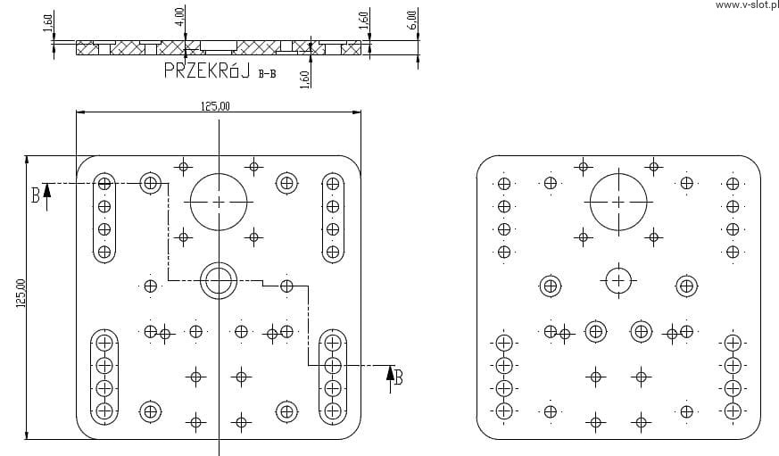XLarge C-Beam Gantry Plate