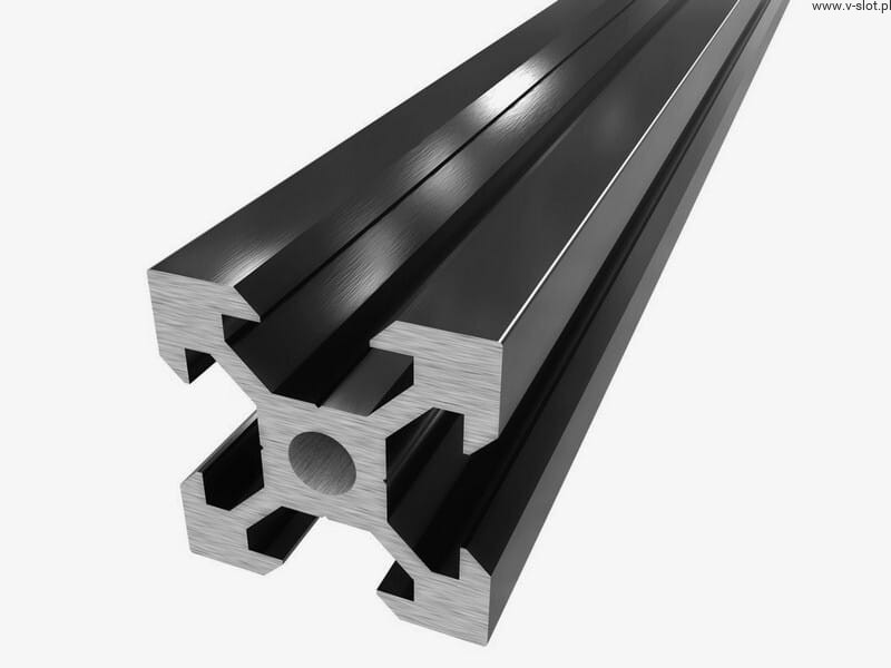Profil aluminiowy konstrukcyjny V-Slot 2020 [Na wymiar] BLACK
